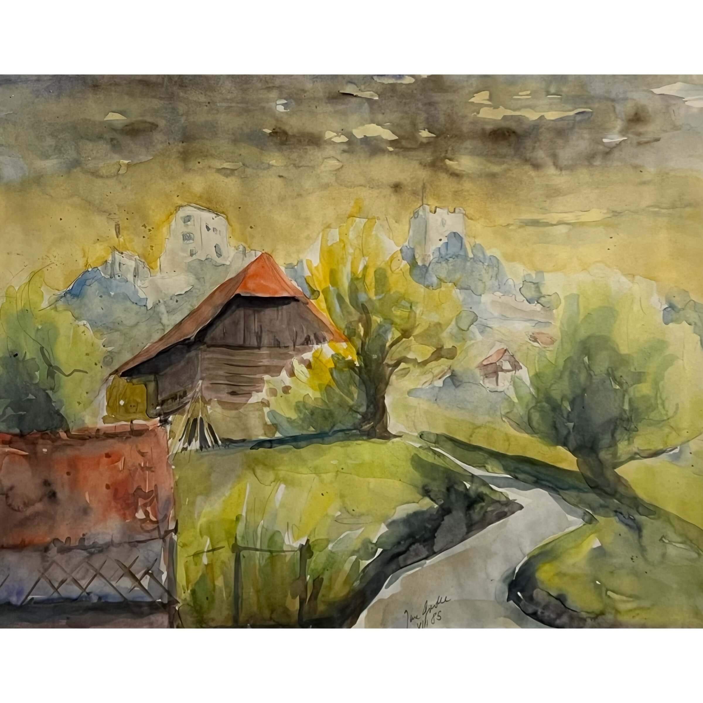 Jure Godec (?-?) Celje régi vára, 1985 - Art Business Club ...